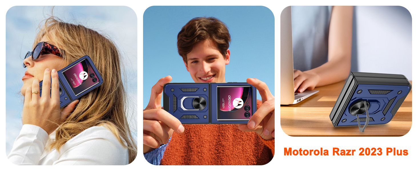 Amazon.com: for Motorola Razr Plus 2023 Case, Moto Razr Plus 2023 Case, Heavy Duty Shockproof ...