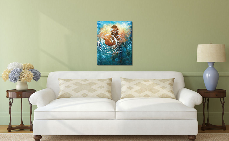 TISHIRON Malen Nach Zahlen Erwachsene Jesus Malen Nach Zahlen DIY Handgemalt Ölgemälde Kit Bibel ...