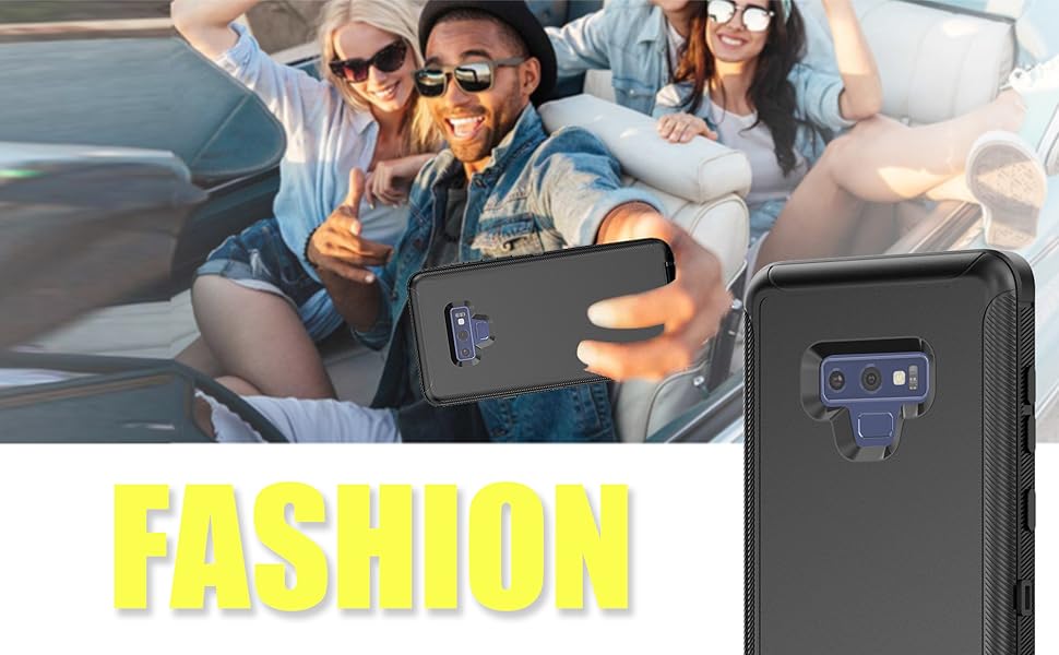 AYMECL for Note 9 Case,[Military Grade] 3 in 1 Heavy Duty Full Body Shockproof Protection Phone ...