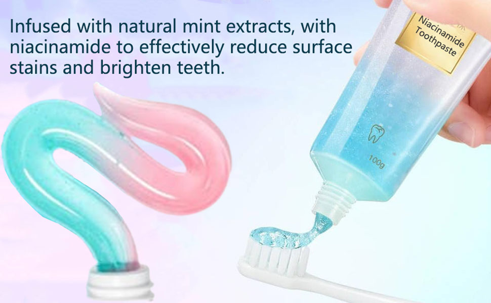 Amazon.com : Niacinamide whitening Toothpaste - Fluoride-Free, Intensive Toothpaste Whitening ...