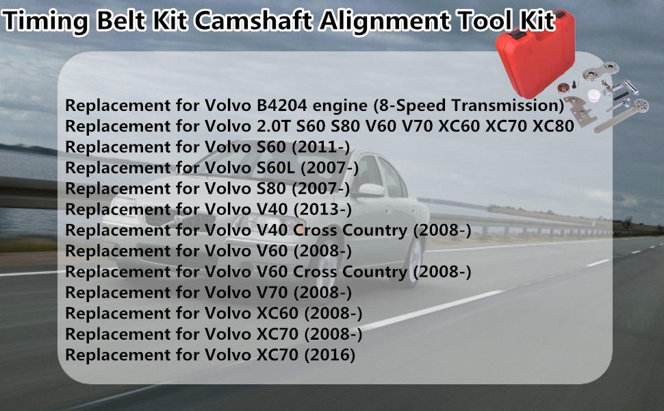 Amazon.com: GELUOXI Timing Belt Kit Camshaft Alignment Tool Kit 9997496 9997497 Replacement for ...