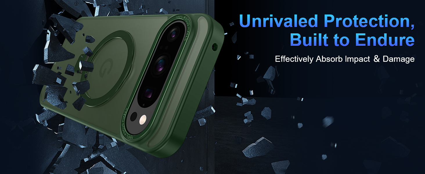 Amazon.com: Casehas for Google Pixel 9 Pro XL Case with Magnetic Invisible Stand [Military Drop ...