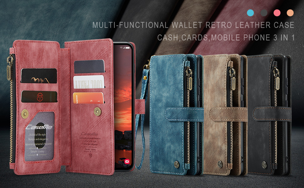 Amazon.com: Lxisxcna Wallet Case Compatibility with Samsung Galaxy S25+ Plus with Card Holder ...