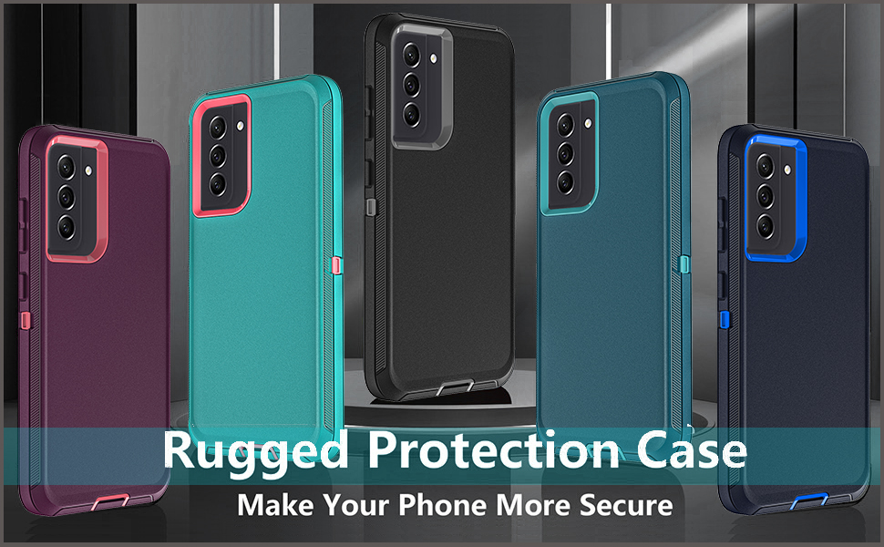 Amazon.com: YKHJKLEC for Samsung Galaxy S21 FE 5G Case, with 2Pcs [Nano Explosion-Proof Film ...