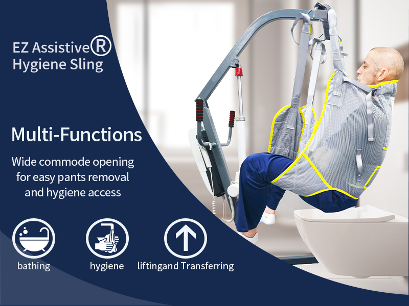 Amazon.com: EZ Assistive Universal Hygiene Sling Patient Assist Sling for a Patient Transfer and ...