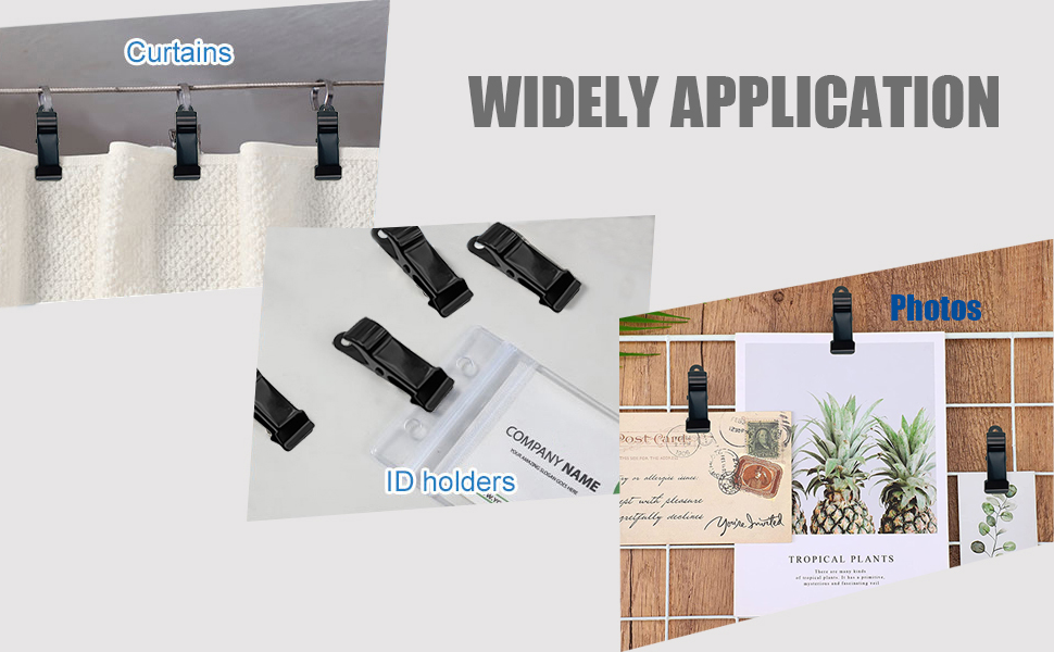 15 Pcs Mini Alligator Clips Metal Spring Clamps Black Alligator Clamps ...