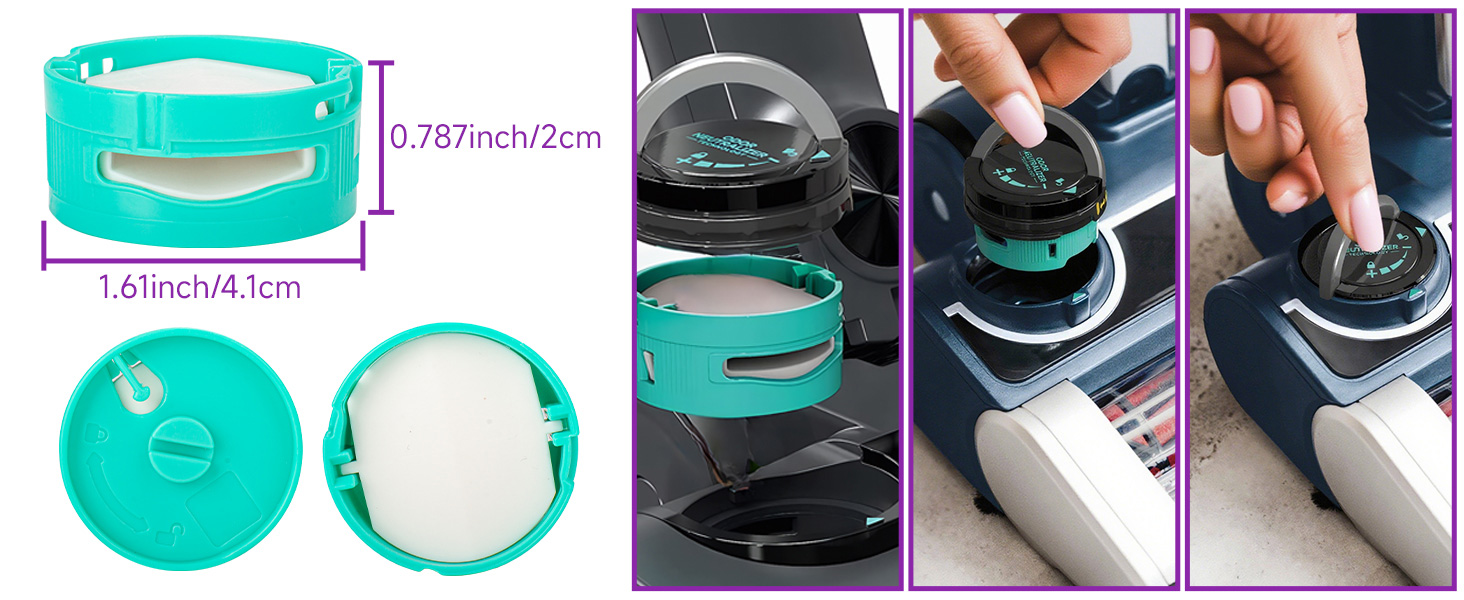 Amazon.com: 4 Pack for Shark Odor Neutralizer Cartridge Replacement Shark Air Purifier Odor ...