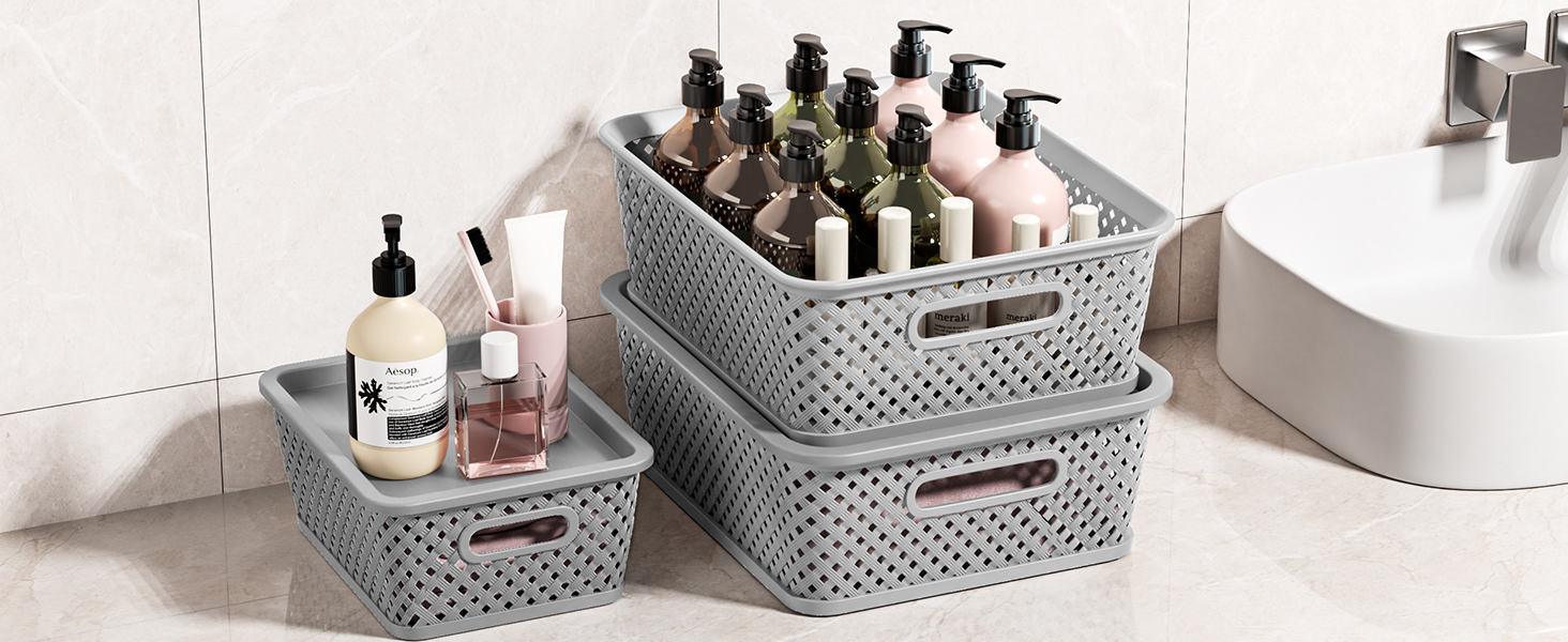 Amazon.com: MaxGear Organization & Storage, Plastic Bins with Lid ...