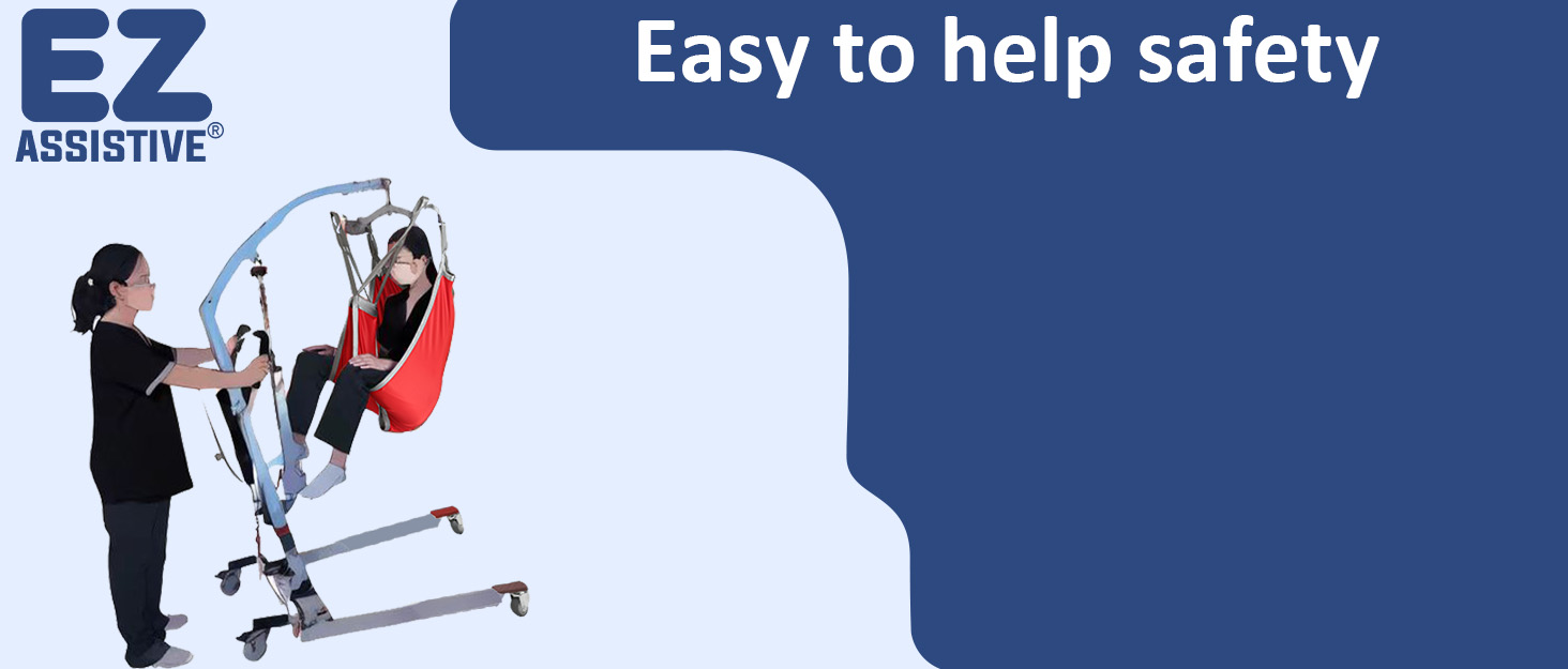 Amazon.com: EZ Assistive Patient Lift Universal Padded Sling with Head Support, Hoyer Lift U ...