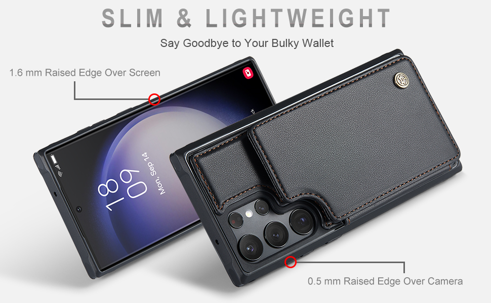 Amazon.com: Vinich for Samsung Galaxy S23 Ultra Wallet Case with Card Holder, RFID Blocking ...