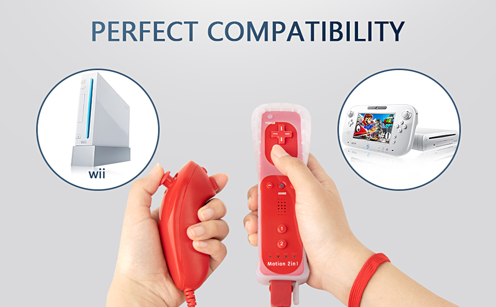 Amazon.com: DTianSir 2 Pack Wii Remote Controller with Nunchuk ...