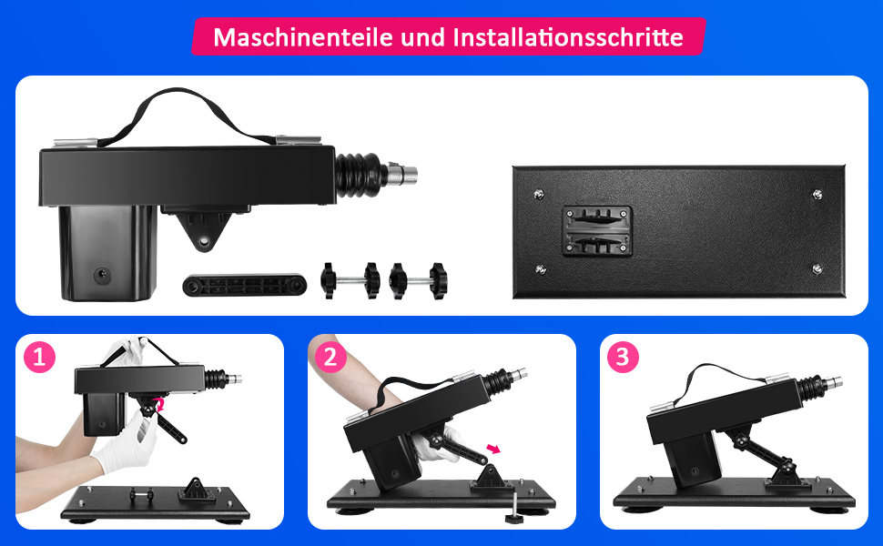 iKenmu Sex Maschine Fickle Maschine Männer Extrem Sex Spielzeug Fickmaschine Anal Dildo ...