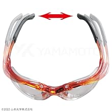 Amazon | [山本光学] YAMAMOTO YS-395G ガスケット付き 保護めがね 二眼形 高い防護性能 アイカップフレーム採用 ずれにくいラバーテンプル/ノーズパッド ブラック ...