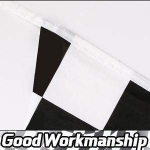 Amazon.com: MARFOREVER 100 ft Black and White Checkered Flag Banner ...