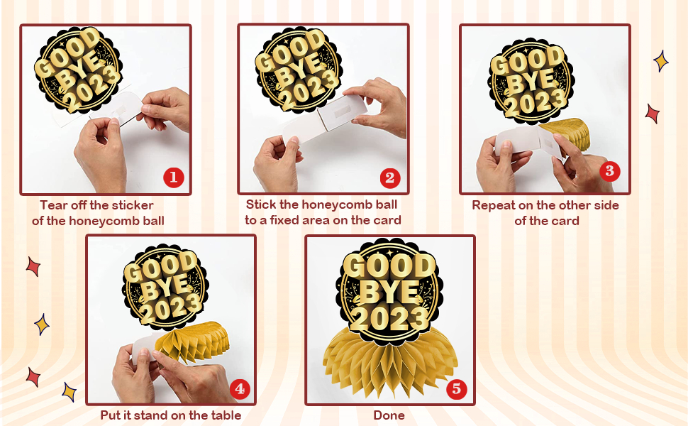 Amazon.com: New Years Decorations 2024, 8 Pcs Happy New Year ...