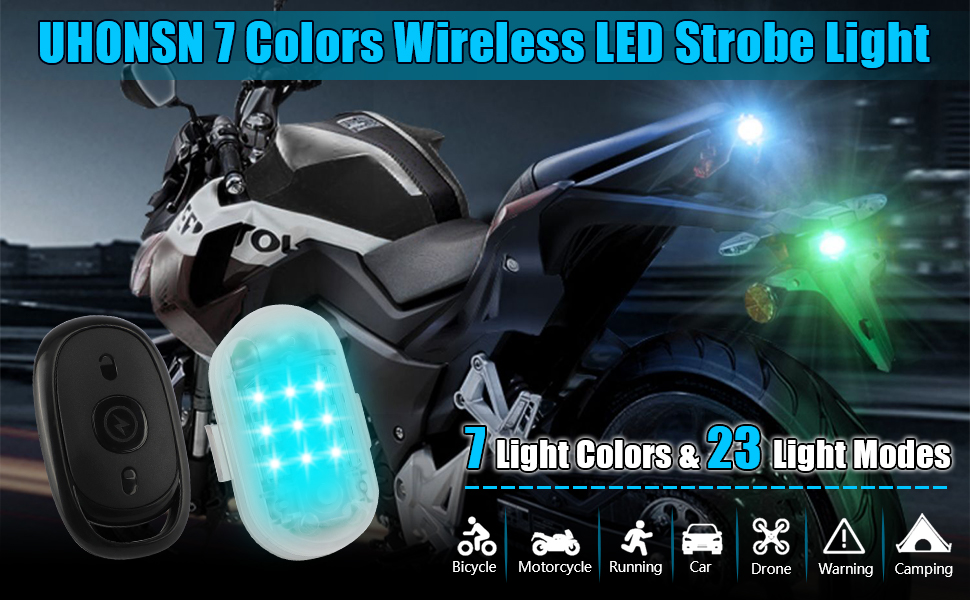 Amazon.com: UHONSN High Brightness Wireless LED Strobe Lights with ...
