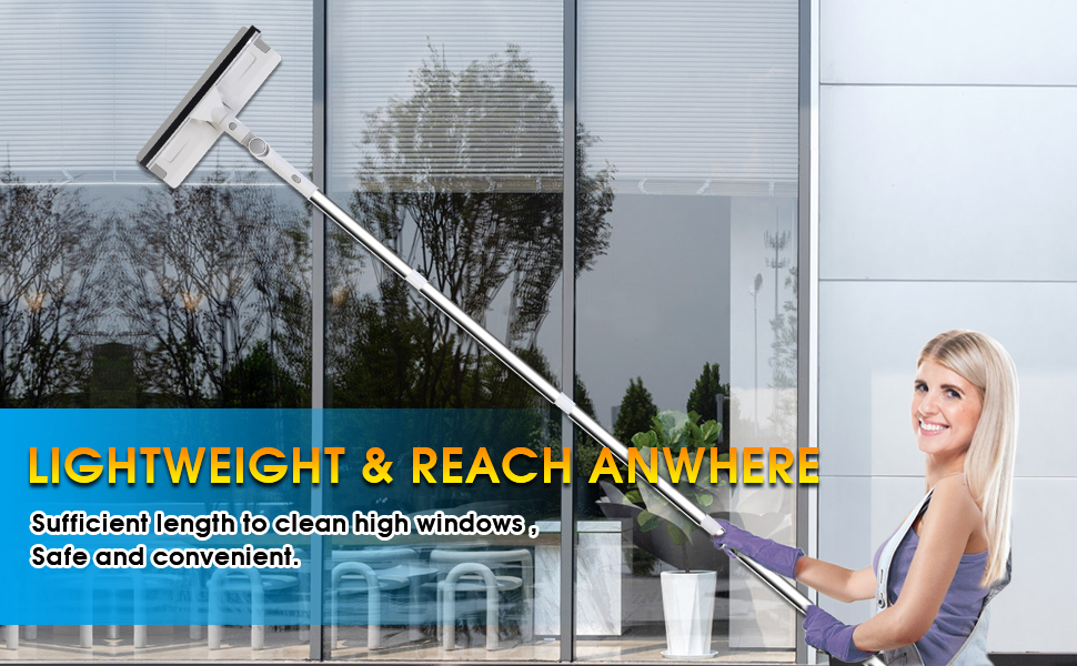 Amazon.com: Coopvivi Window Squeegee, 2 in 1 Window Cleaning Combo Tool, Window Cleaning Tool ...