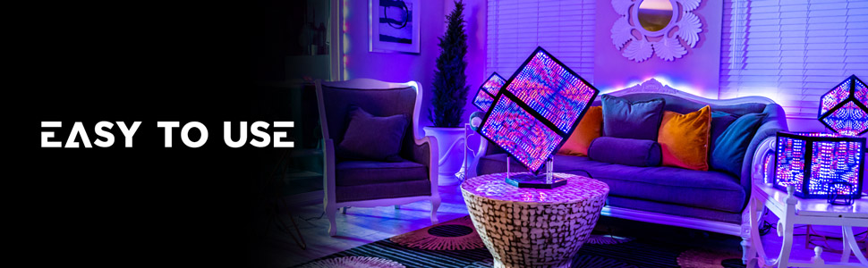 The Hyperspace Lighting Company HyperCube Infinity Cube LED Light with ...