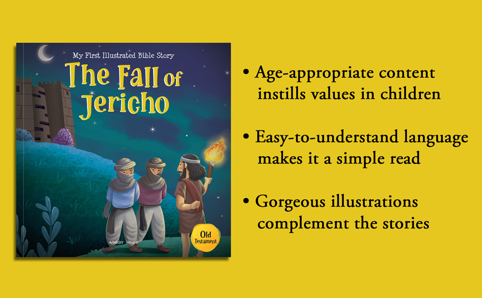 My First Illustrated Bible Story: The Fall of Jericho : Wonder House Books: Amazon.in: Books