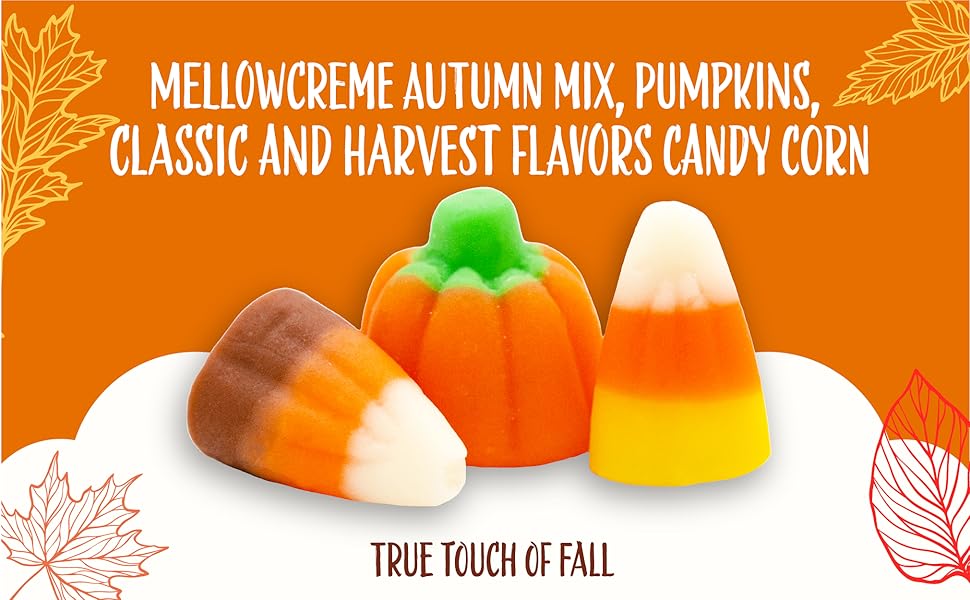Amazon.com : Halloween Candy Mellowcreme Autumn Mix, Pumpkins, Classic ...