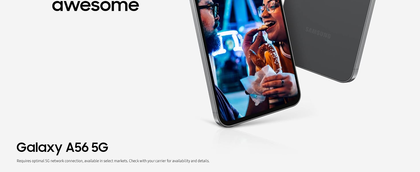 Amazon.com: Samsung Teléfono celular Galaxy A56 5G, teléfono inteligente AI de 256 GB, Android ...