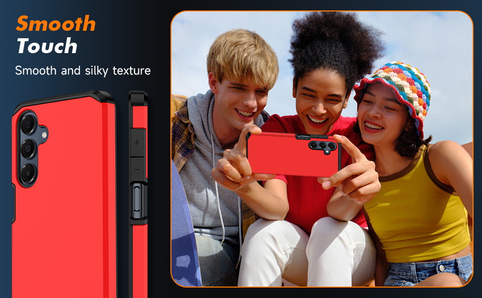 Amazon.com: Huness for Samsung Galaxy A16 5G Phone Case, Heavy-Duty Ultra-Thin Dual-Layer ...