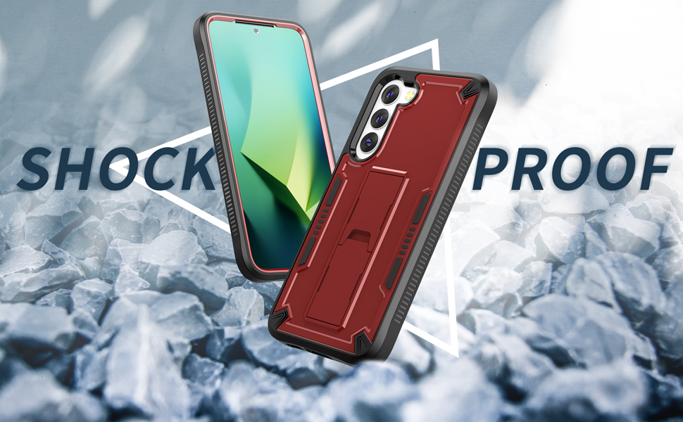 Amazon.com: Phaedra for Samsung Galaxy S23 Plus Case, Double-Layer Protective Case Built-in ...