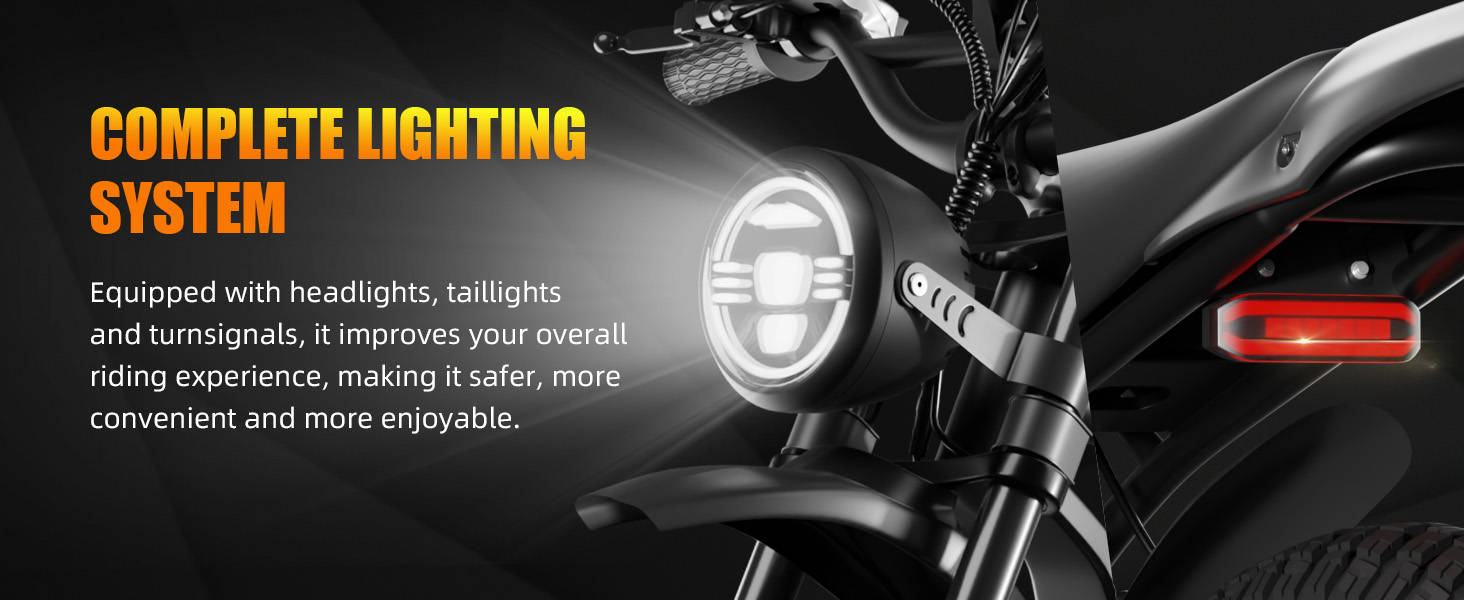 Amazon.com : BIGNIU Electric Bike for Adults – 20" Fat Tire, Peak 1200W Motor, 48V 15A Battery ...