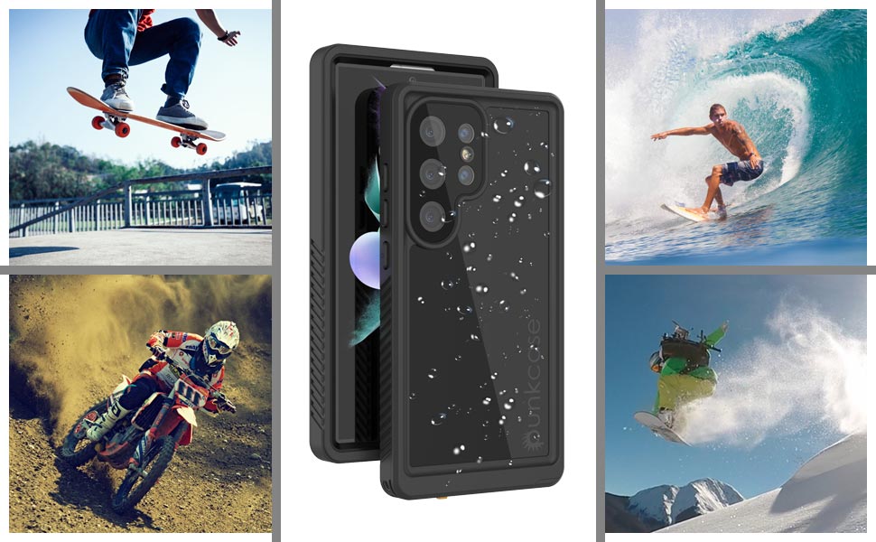 Amazon.com: Punkcase for Galaxy S24 Ultra Waterproof Case [StudStar Series] [Slim Fit] [IP68 ...