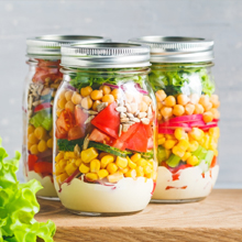 Amazon.com: Mason Jars 16 oz with Lids 6 Pack,Glass Canning Jars with Airtight Lids, Pint ...