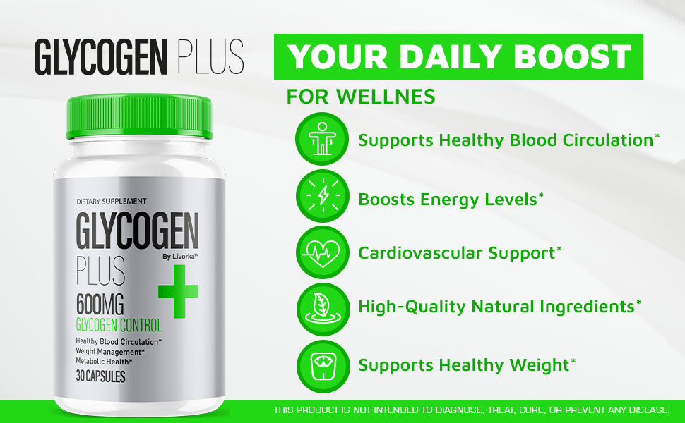 Amazon.com: (3 Pack) Glycogen Plus - Glycogen Plus Capsules, Glycogen Plus 600mg, Glycogen Plus ...