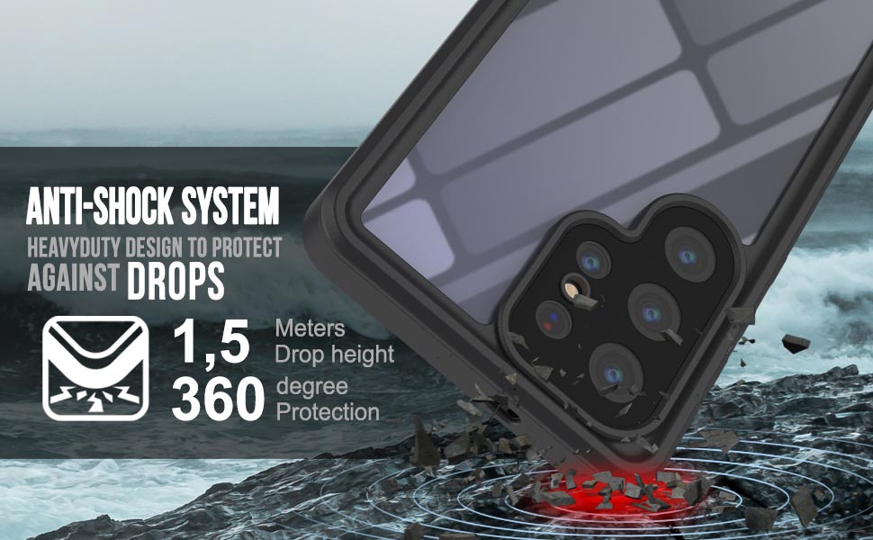 Amazon.com: PunkCase for Galaxy S25 Ultra Waterproof Case [Extreme Series] [Slim Fit] [IP68 ...