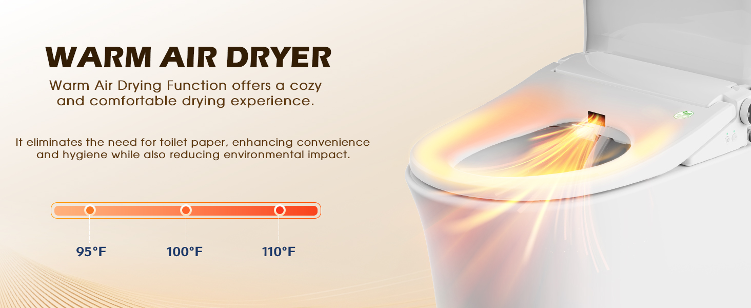 iliD Smart Max Bidet Toilet Seat, Electric Elongated Ecoseat with Four Cleaning Modes, Auto Open ...