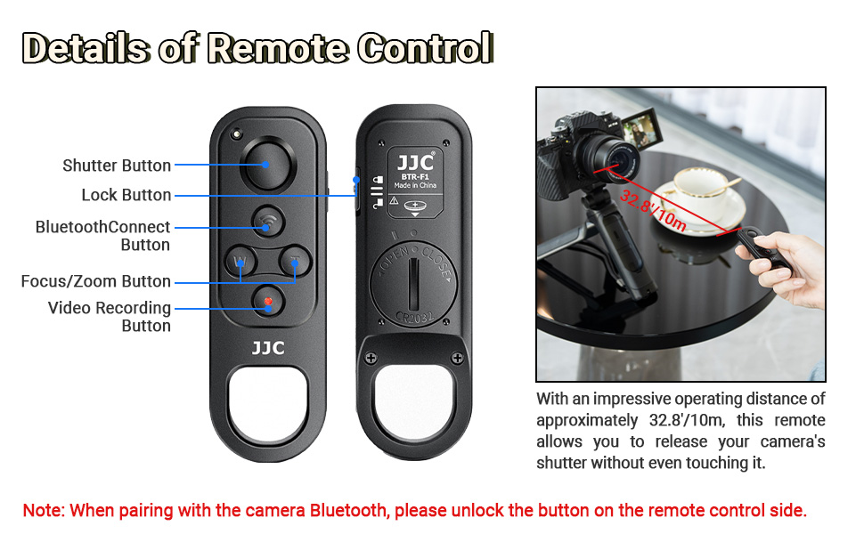 Amazon.com : Wireless Camera Bluetooth Remote Control Commander Shutter Release Replaces ...