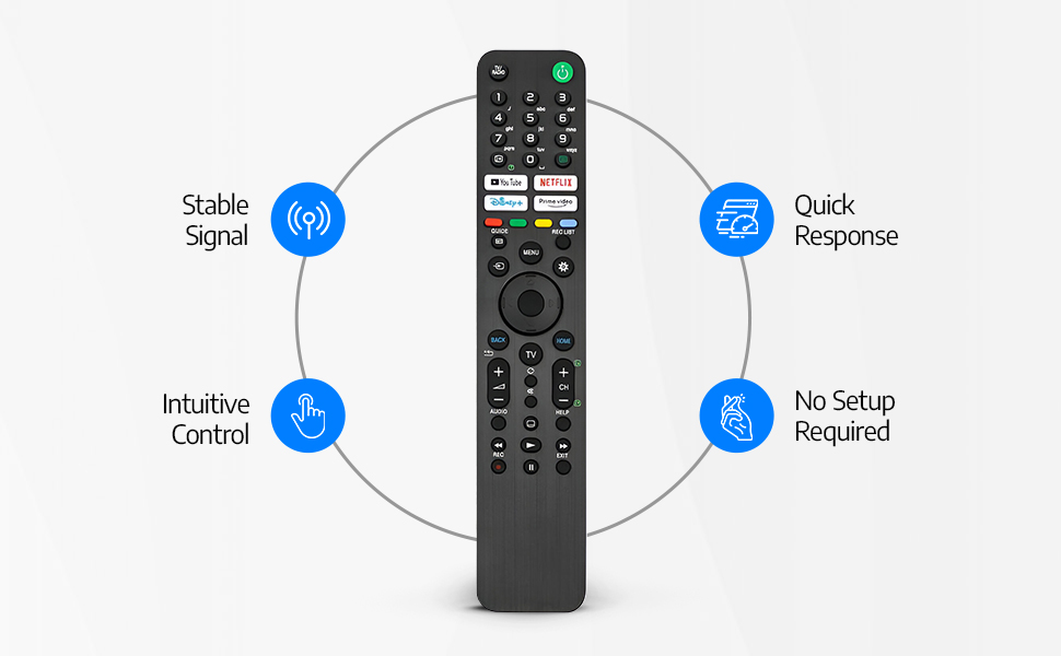 Amazon.com: Universal Sony Remote Control, Remote Control for Sony TVs, Sony Bravia TV Remote ...