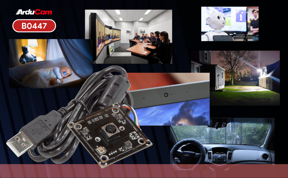 Amazon.com: Arducam 8MP IMX179 Lightburn Camera, Autofocus USB Camera Module with Microphone ...