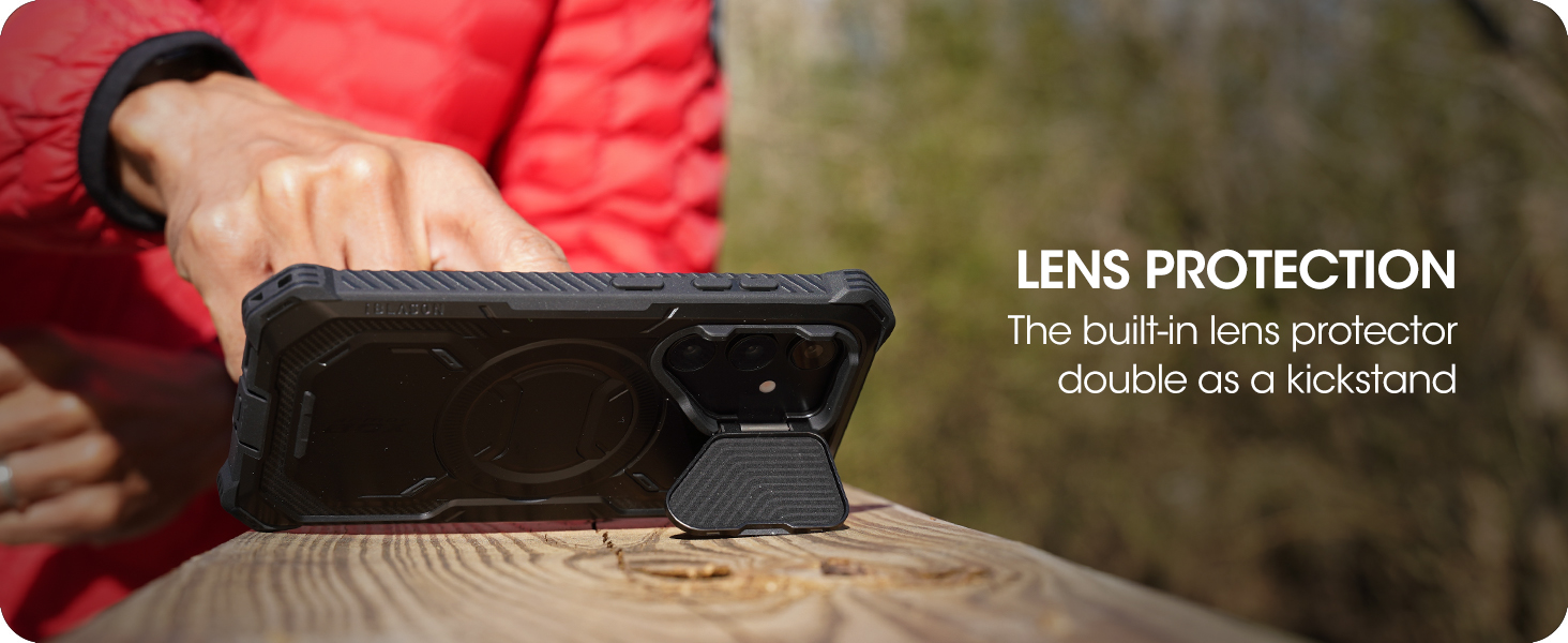 Amazon.com: i-Blason for Samsung Galaxy S25 Plus Case with Camera Cover Stand [MagSafe ...