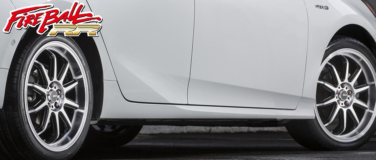 Amazon | 5ZIGEN FIREBALL RR アルミホイール 1本 17inch×7.0J +45 PCD100-4穴 マットブラック FIR7704540MB | 車＆バイク ...