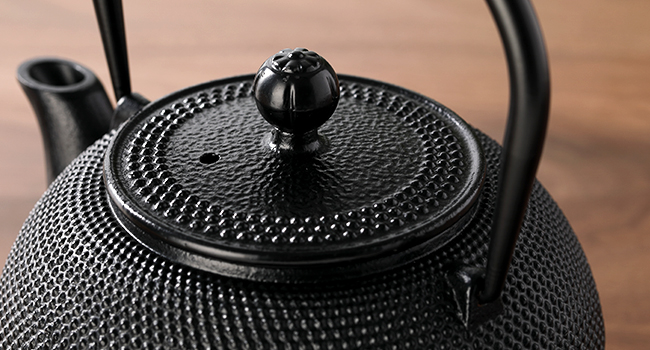 Velaze Teiera in Ghisa per Tè Giapponese con Scaldino e Infusore in Acciaio Inox, Bollitore ...