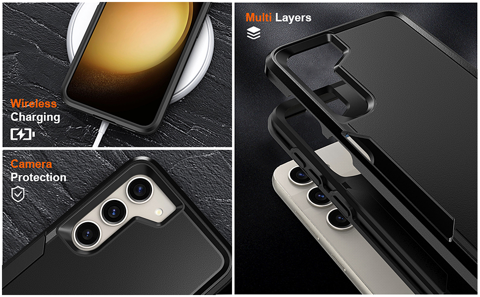 Amazon.com: Warsia for Samsung Galaxy S23 Case,Galaxy S23 Case with Screen Protector [Military ...