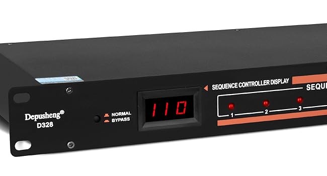 Amazon.com: Depusheng 8 Outlet Power Conditioner 10 Amp 2200w with Precise Digital Real-Time ...