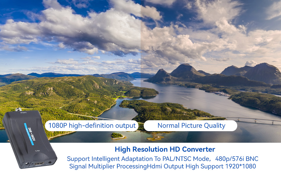 Amazon.com: Agatige HDMI to BNC Converter Adapter,BNC HDMI Coax Connector Coaxial Composite ...