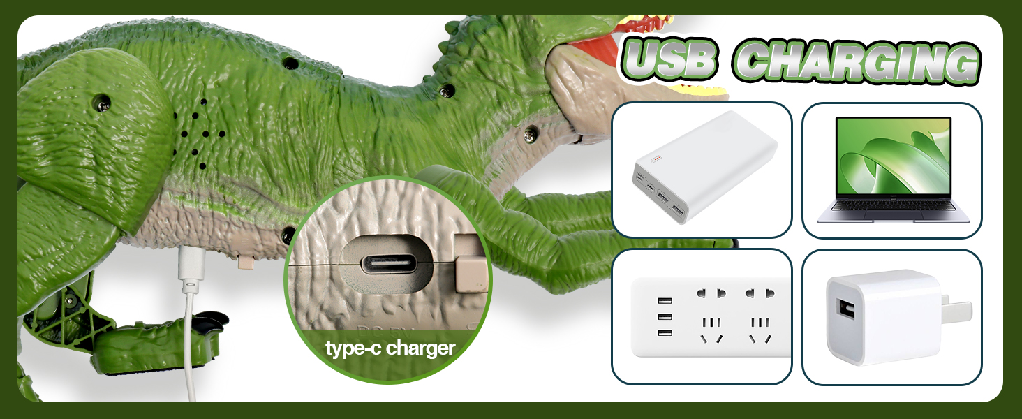 Amazon.com: Sunrad Remote Control Dinosaur Toys for Kids 3-5 4-7 8-12 Year Old, Electronic RC ...