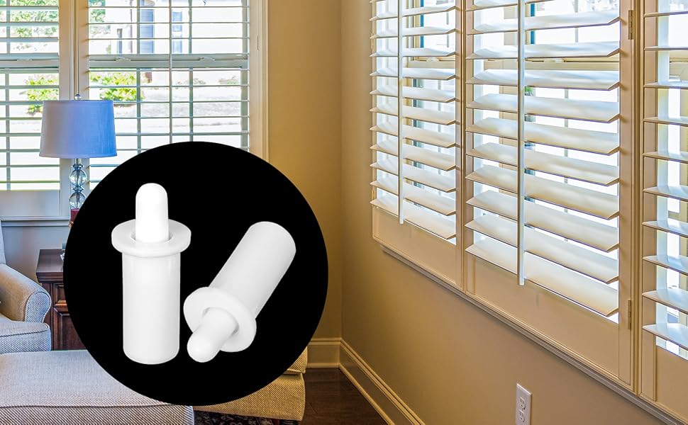 HINZIC 50Pcs Shutter Repair Pins, Louver Spring Loaded Repair Pins, Replacement Repair Pins ...