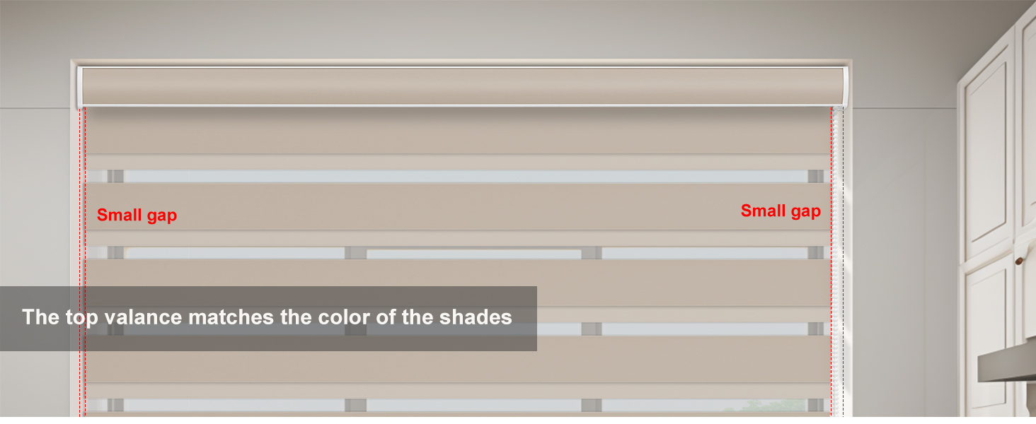 Amazon.com: Changshade Custom Size Zebra Blinds with Cord, Blackout(85%) Corded Zebra Roller ...