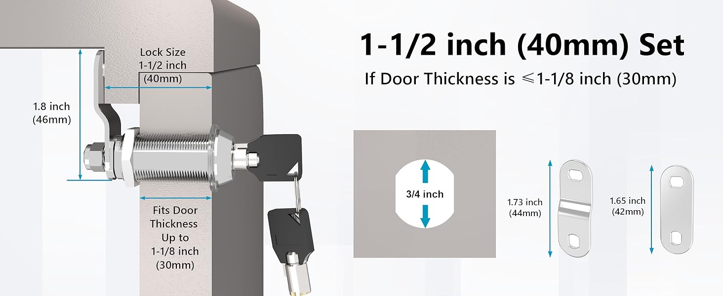 Amazon.com: Trampgik RV Storage Locks, 1 1/8” Camper Compartment Storage Door Locks with Keys ...