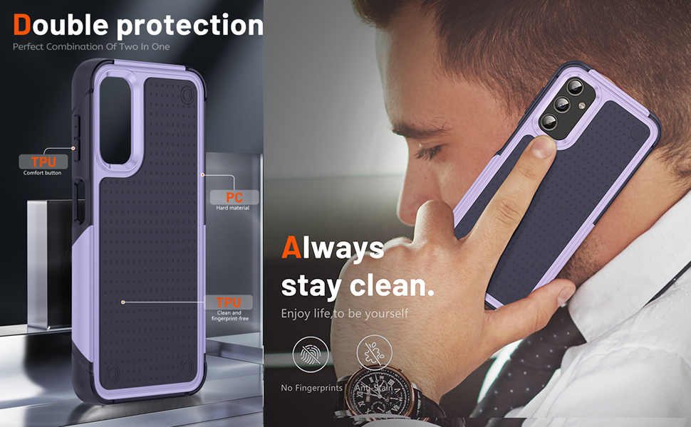 Amazon.com: TORRTOWAY Designed for Samsung Galaxy A14 5G Case 2 in 1 Gift Militay Grade Drop ...