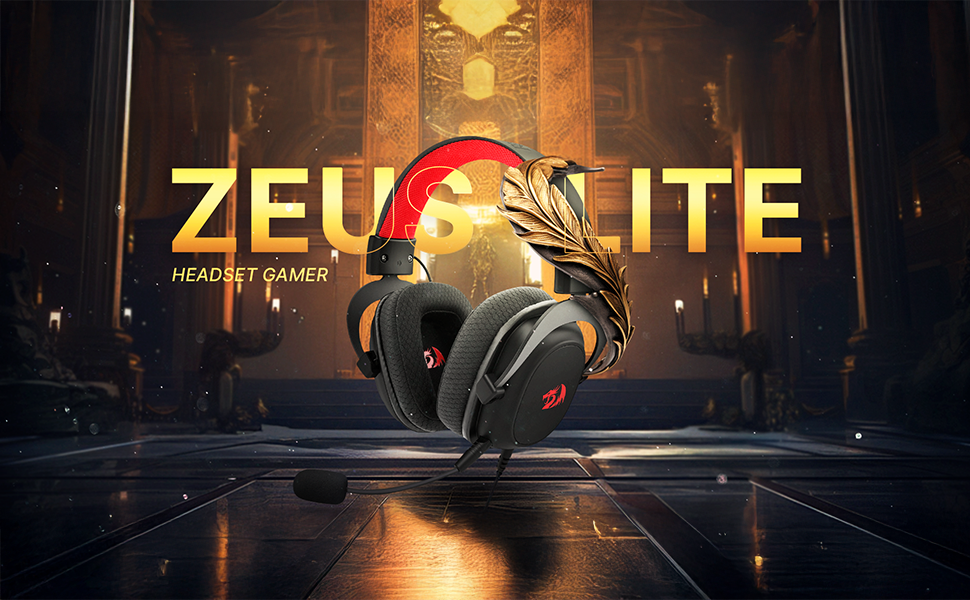Headset Gamer Redragon Zeus Lite Preto P3 H510-LT | Amazon.com.br