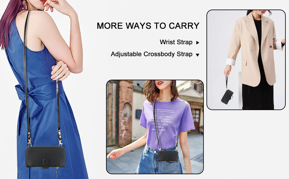 Amazon.com: Harryshell Crossbody for Samsung Galaxy S23 FE 5G Case Wallet [8 Card Slots] with ...