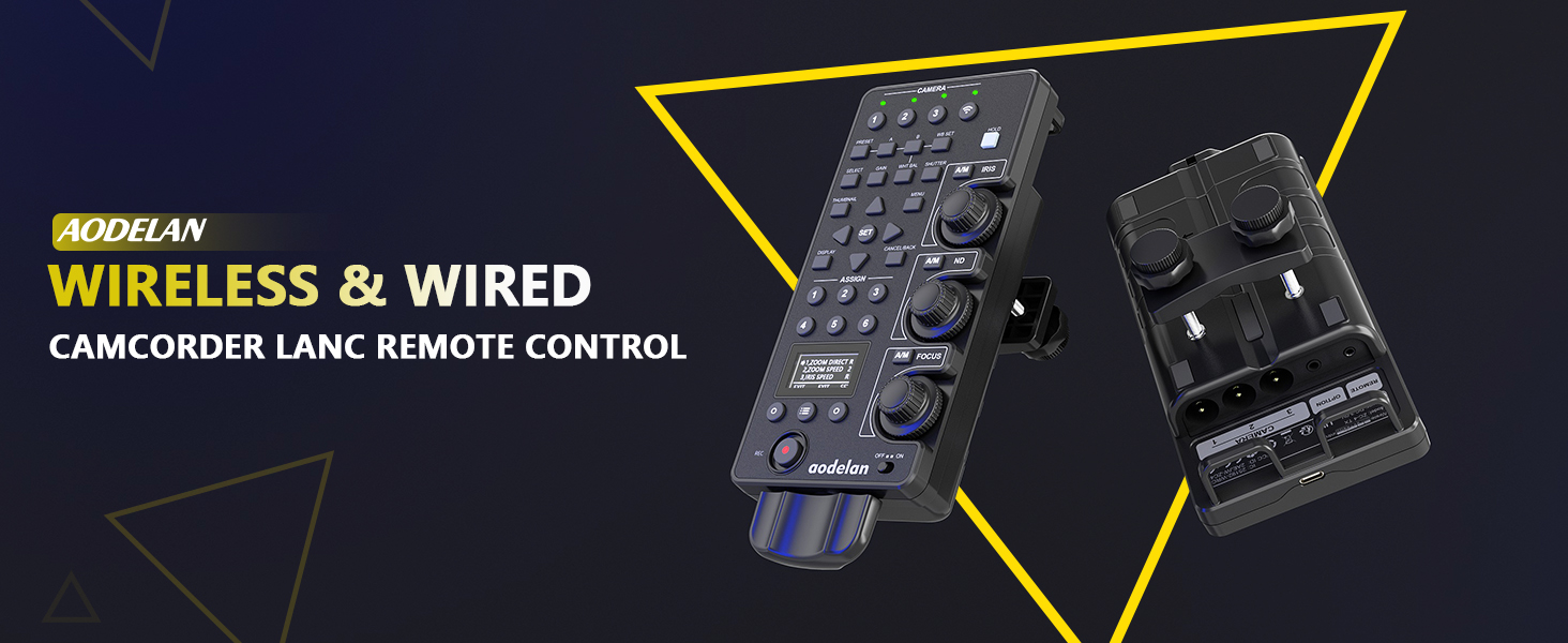Amazon.com: for Sony Camcorder Lanc Zoom Controller - Wireless & Wired Remote Control with IRIS ...